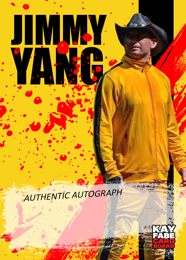 Jimmy Yang’s Autograph Wrestling Card – Jazzy Yang